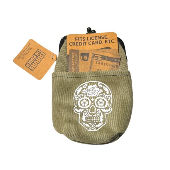 Bags | Colorful Canvas Cigarette Pouch With Snap Clasp Closure | Poshmark